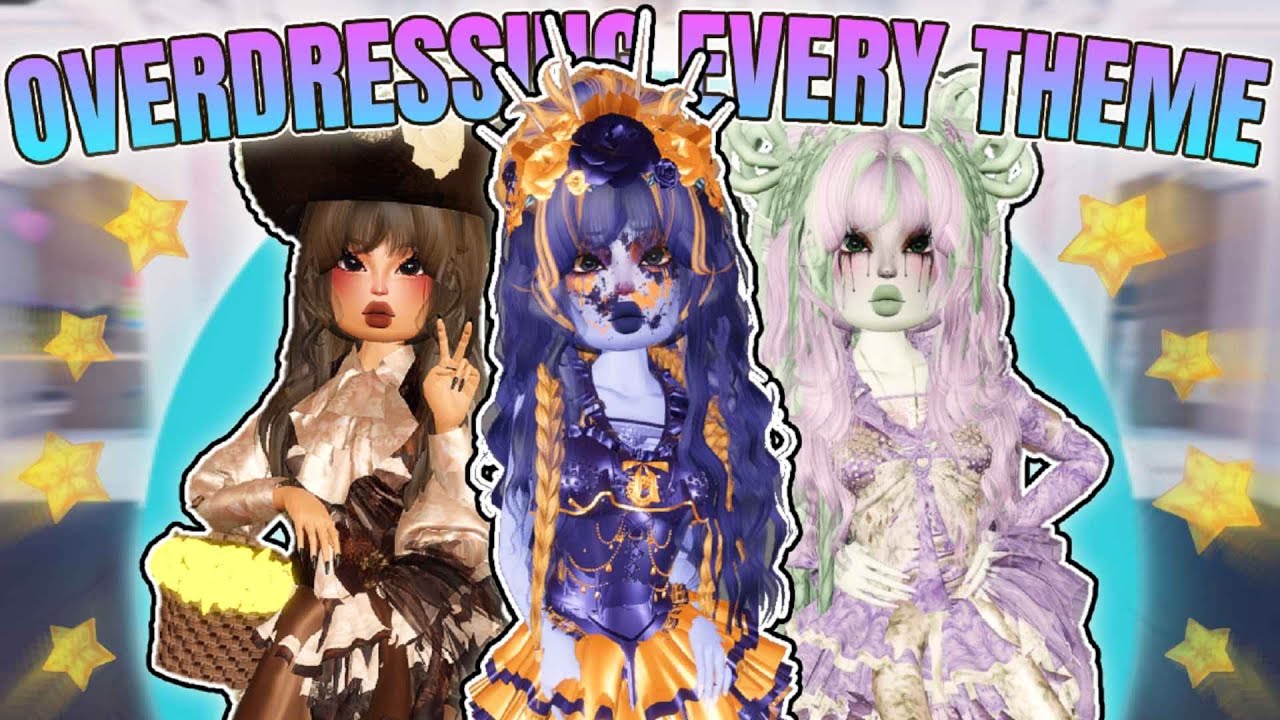 *OVERDRESSING* for *EVERY THEME* in DRESS TO IMPRESS (roblox) - YouTube