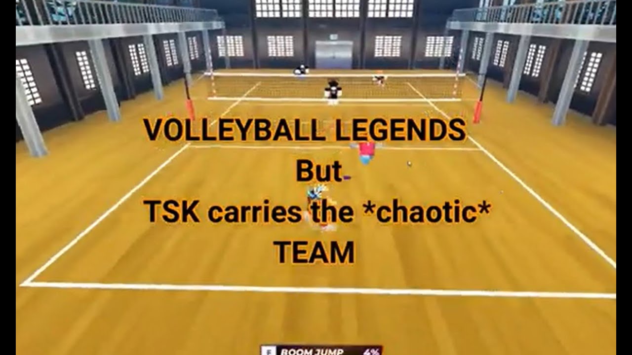 Volleyball but TSK carries the WHOLE TEAM *chaotic* - YouTube