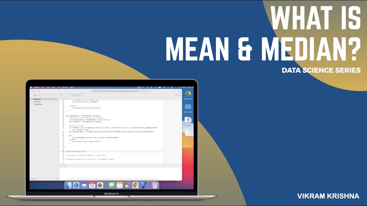 What is Mean and Median? - Data Science Series - YouTube