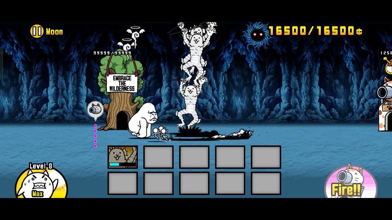 Battle Cats Fishman Cat vs Face - YouTube