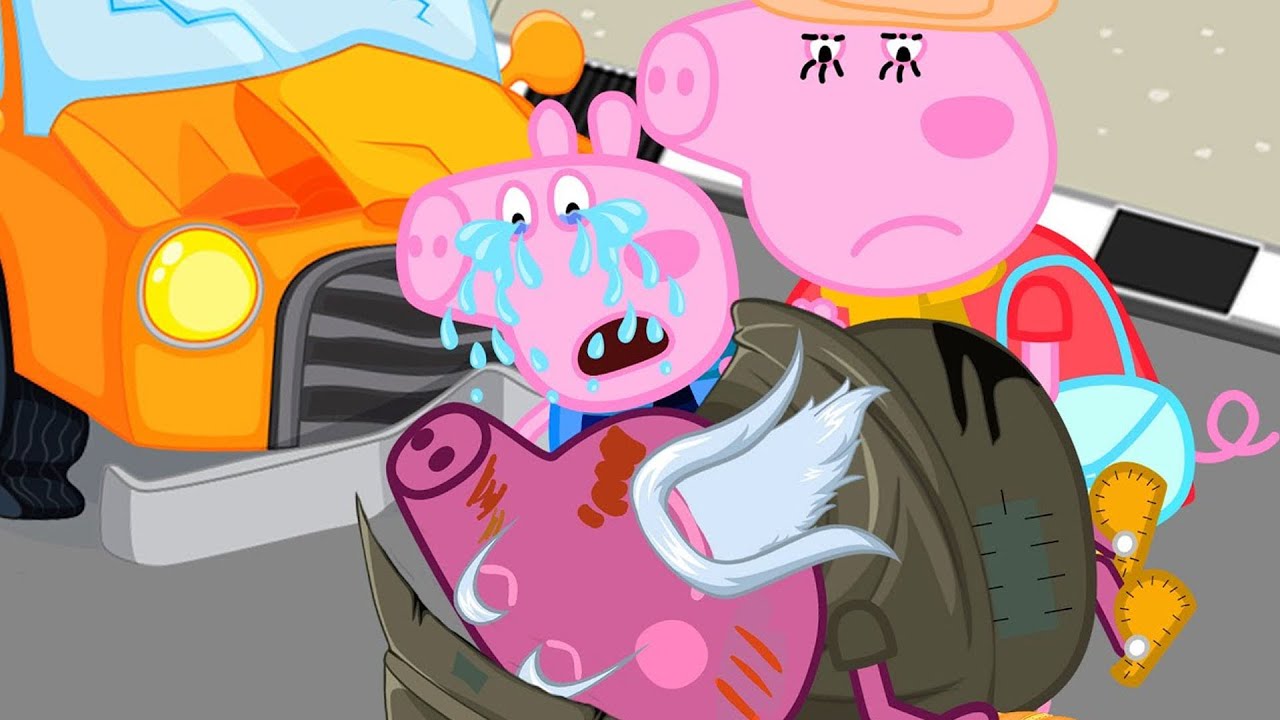 Homeless Save Peppa Pig From Traffic Accident | Peppa Pig | Cartoon For ...