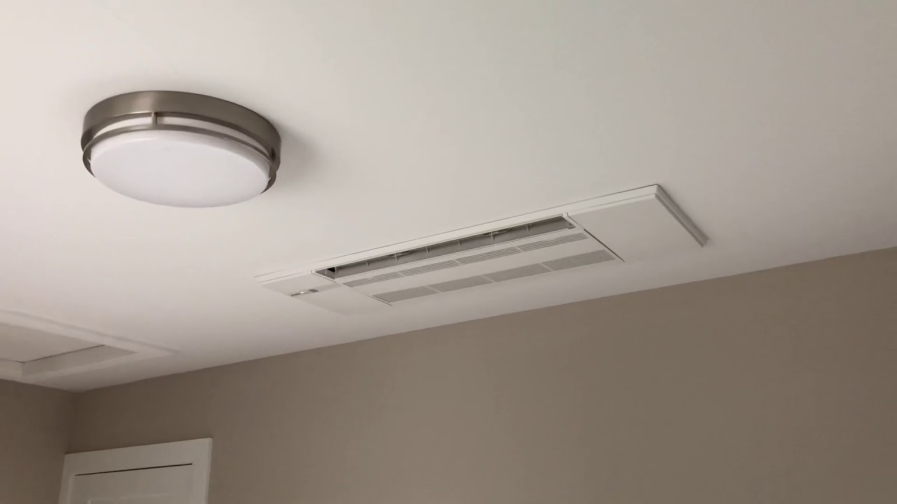 Ductless one way ceiling cassette multi zone system - YouTube