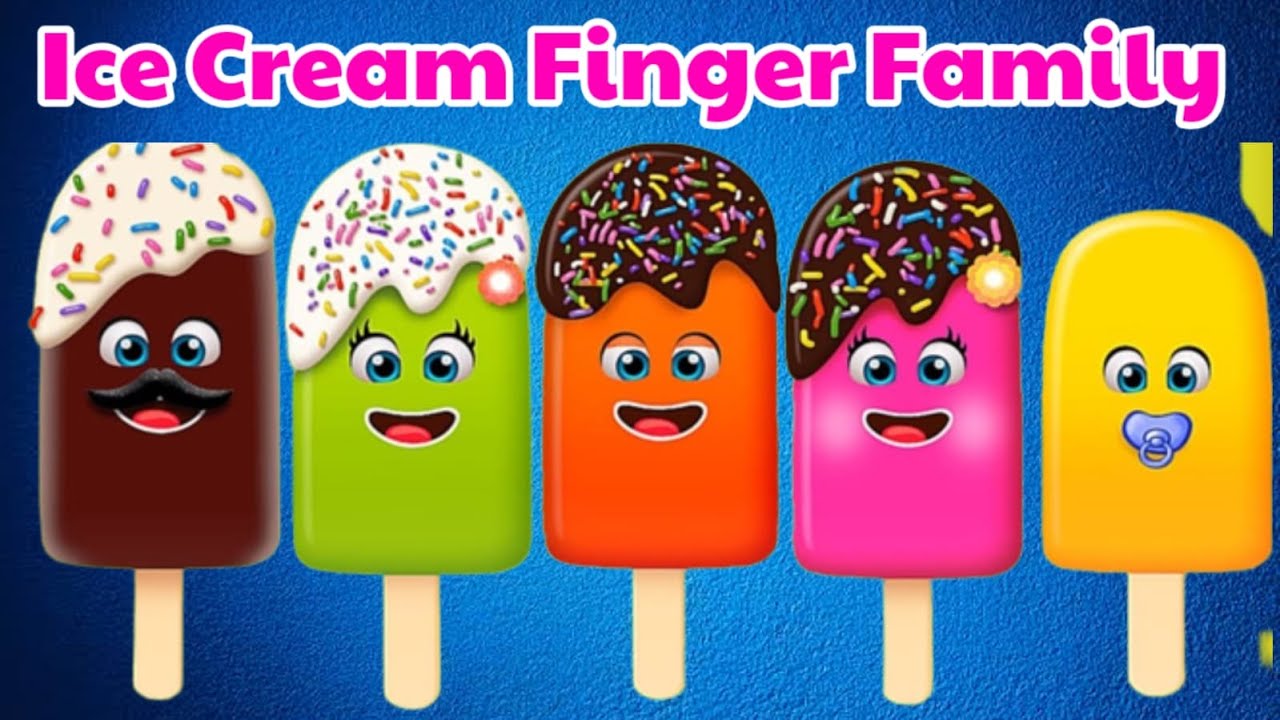 Ice Cream Finger Family Collection | Top 10 Finger Family | Nursery ...