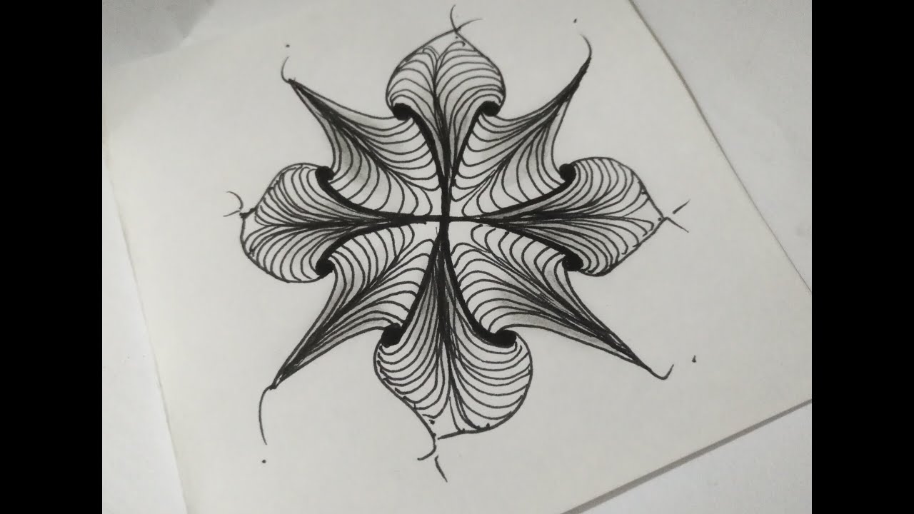 Stella pattern .. how to draw geometric illusion Stella pattern . - YouTube