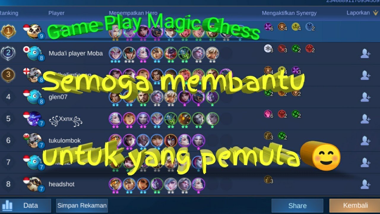 Magic Chess Gameplay • Mobile legend - YouTube