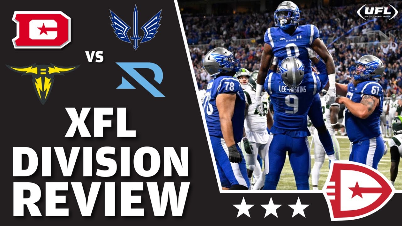 XFL Division Overview And Predictions | United Football League | UFL ...