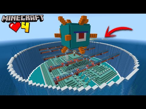 CONSTRUÍ UNA GRANJA DE GUARDIANES (DECORACIÓN #1) EN MINECRAFT BEDROCK ...