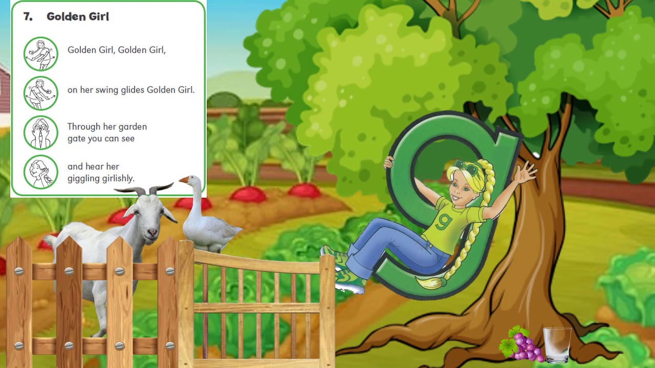 Golden Girl Letterland