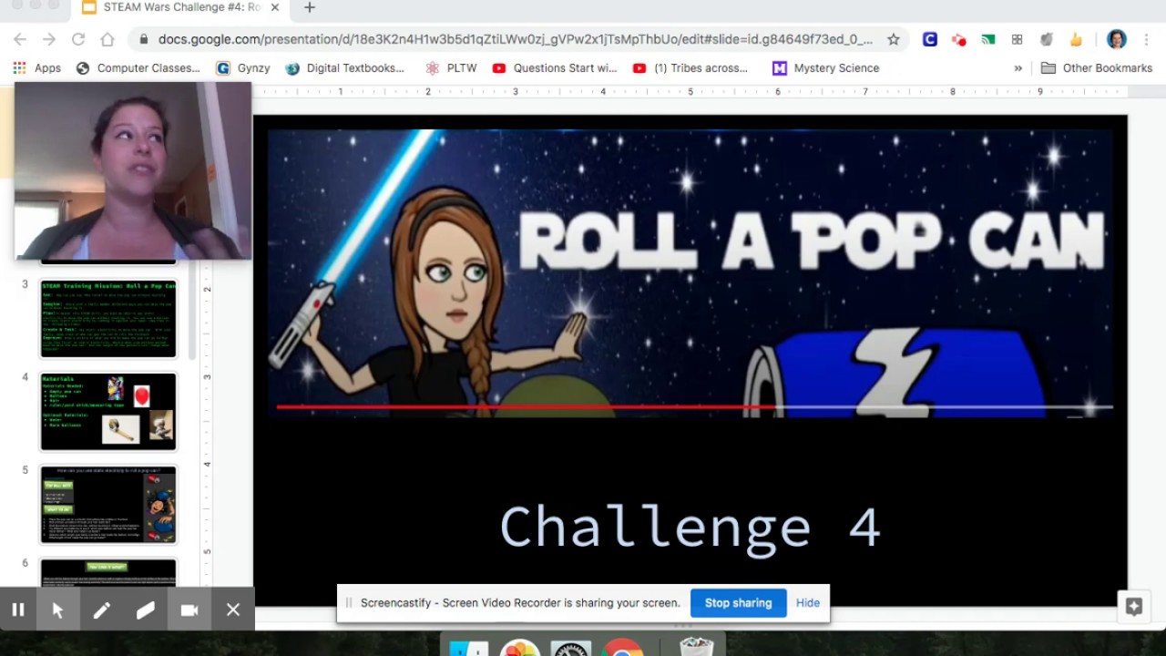 STEAM Wars Challenge #4: Rolling a Pop Can - YouTube