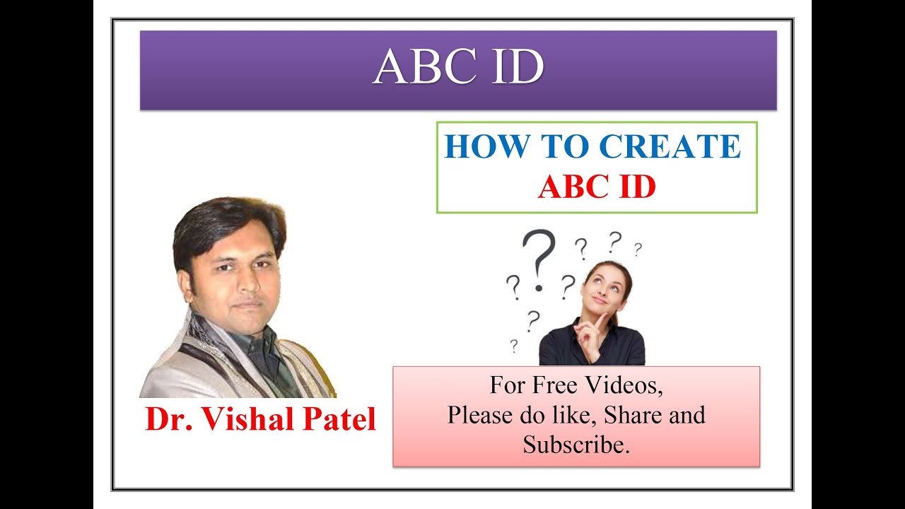 How to create ABC ID - YouTube