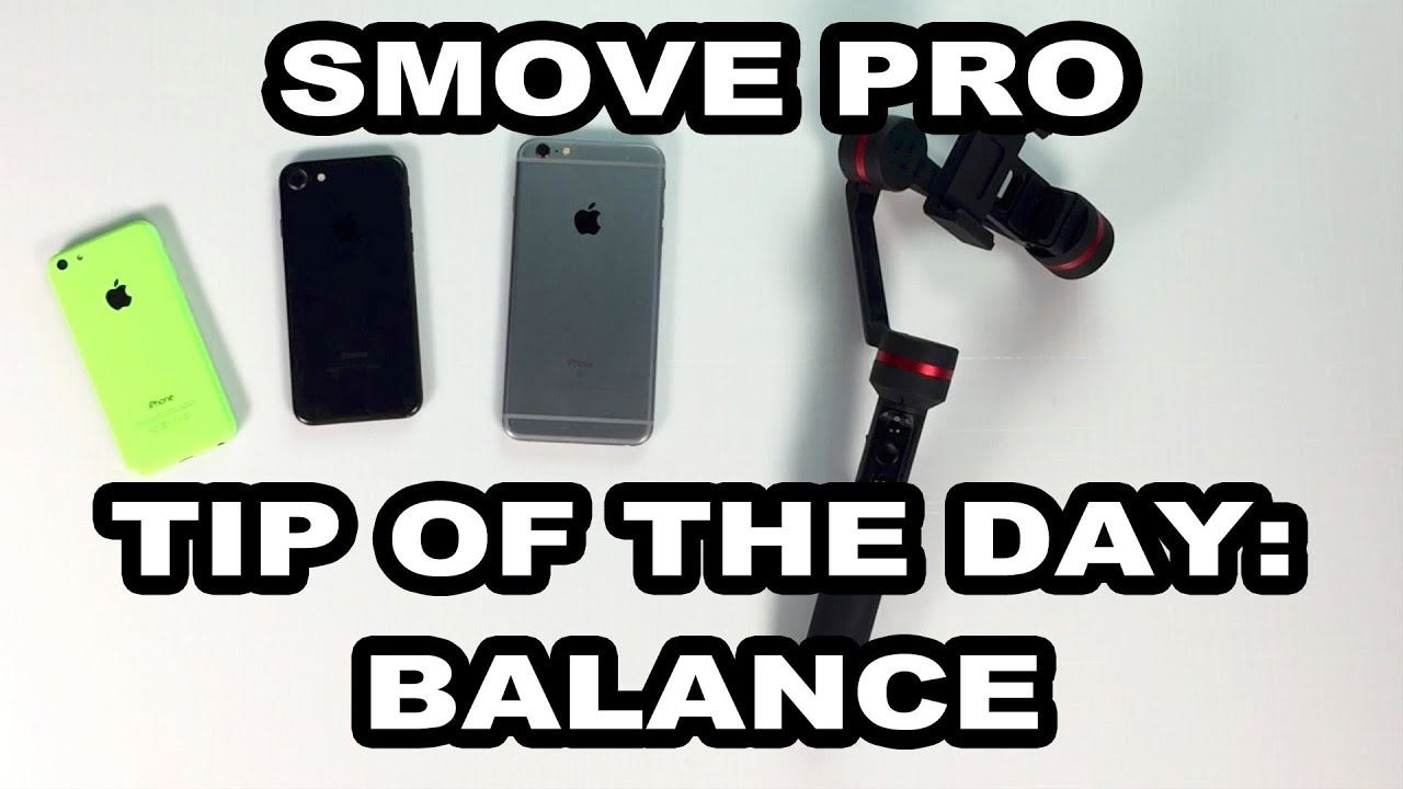 How To Properly Balance Your SMOVE Pro - YouTube