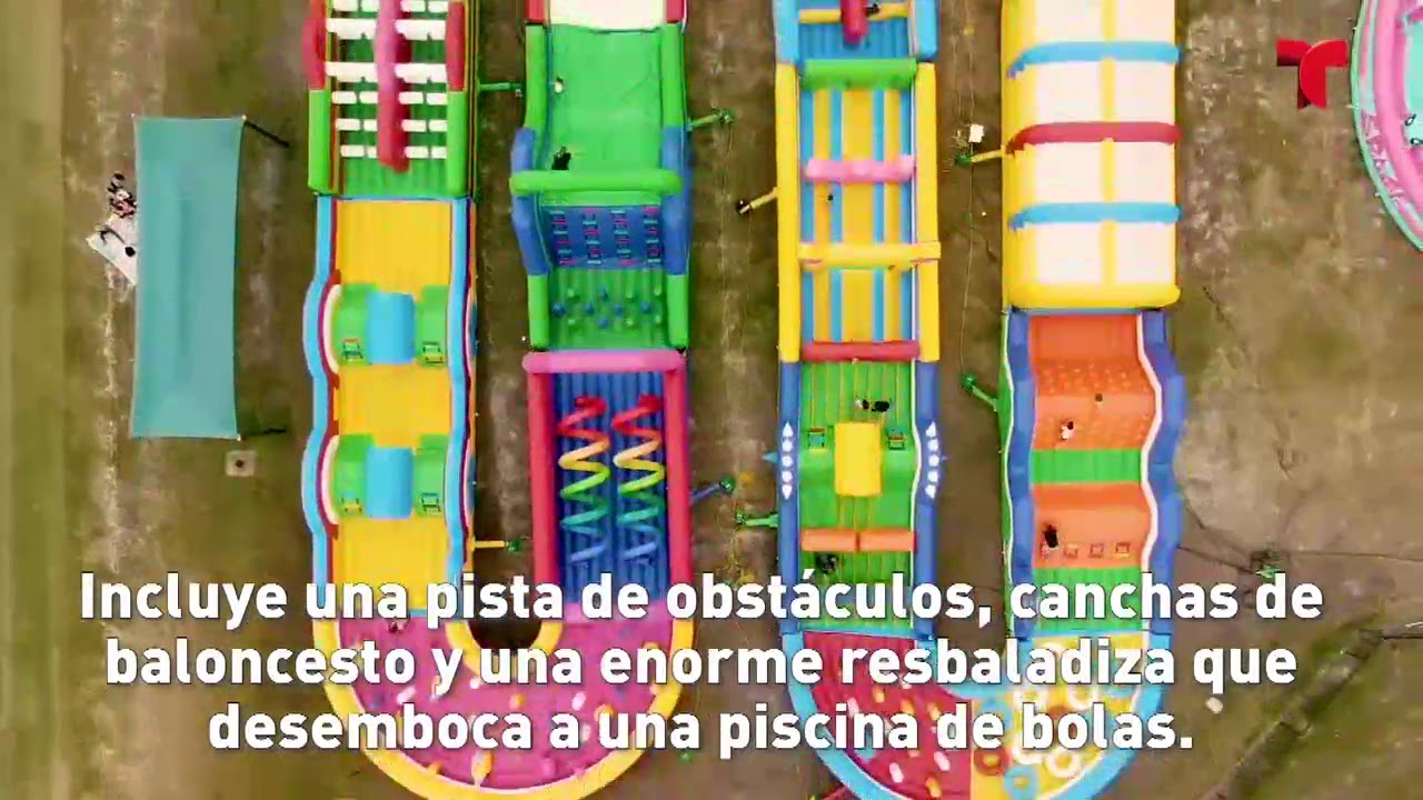 El castillo inflable “más grande del mundo” llega a Chicago | Telemundo ...