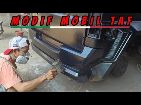 Proses Dempul Dan Ngecat Modifikasi Mobil TAF - YouTube