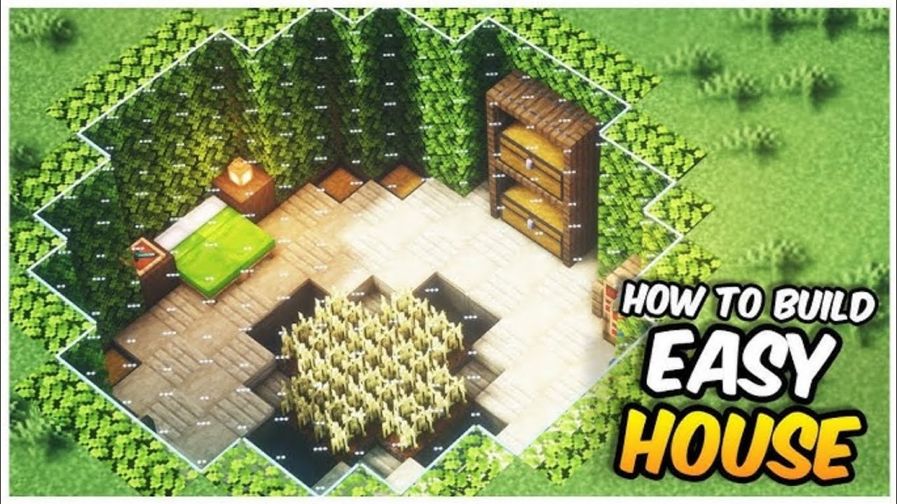 how to build easy house in Minecraft - YouTube