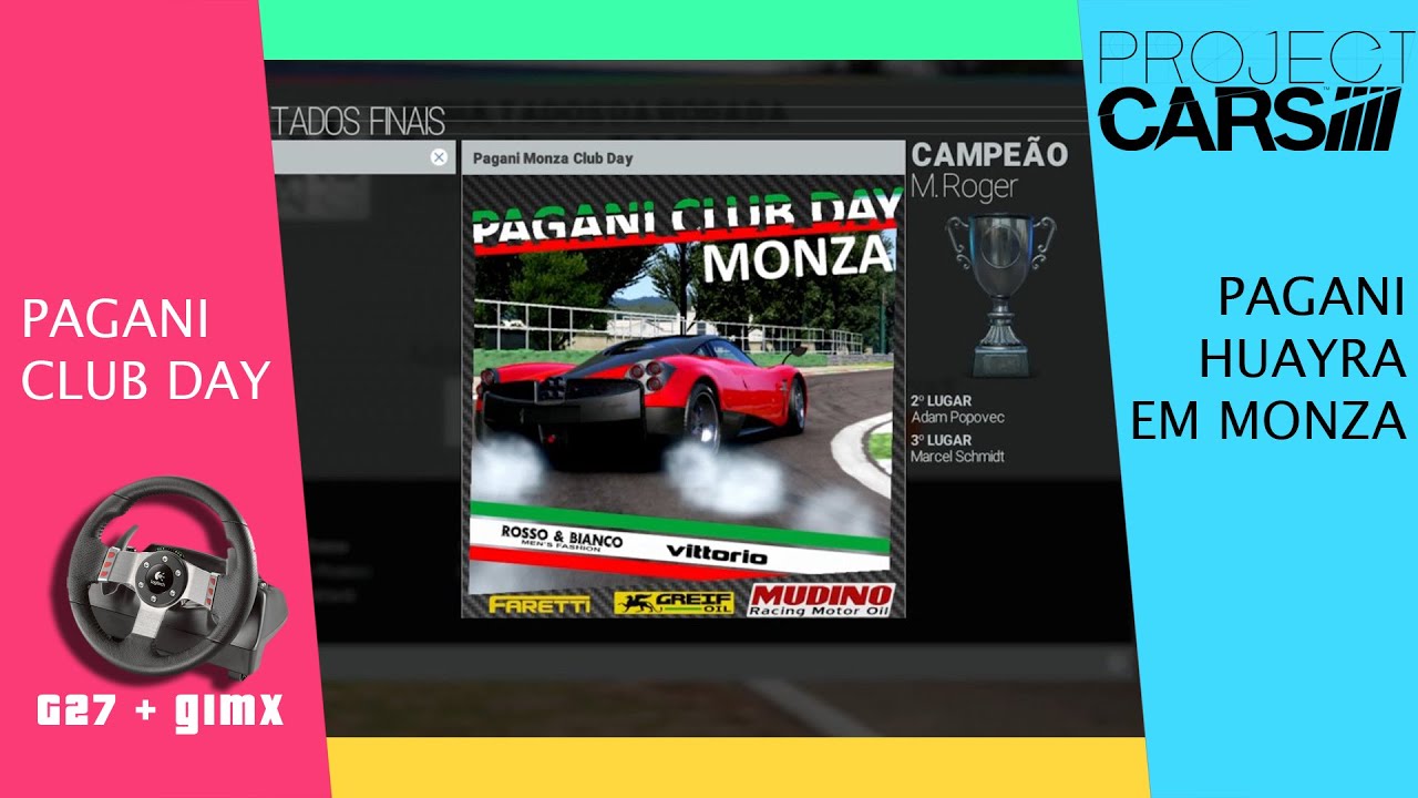 Pagani Club Day - Project CARS - YouTube