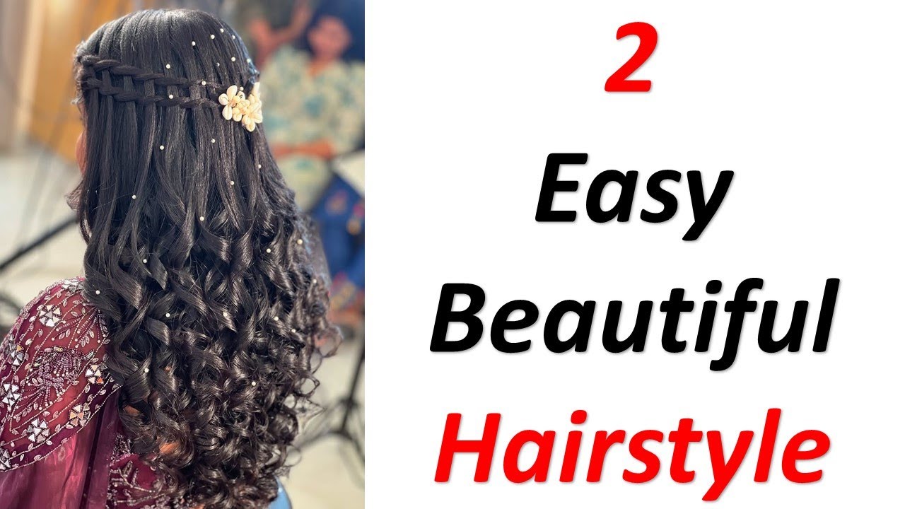 Gorgeous Hairstyle For Function | New Easy & Simple Hairstyle For Girls ...