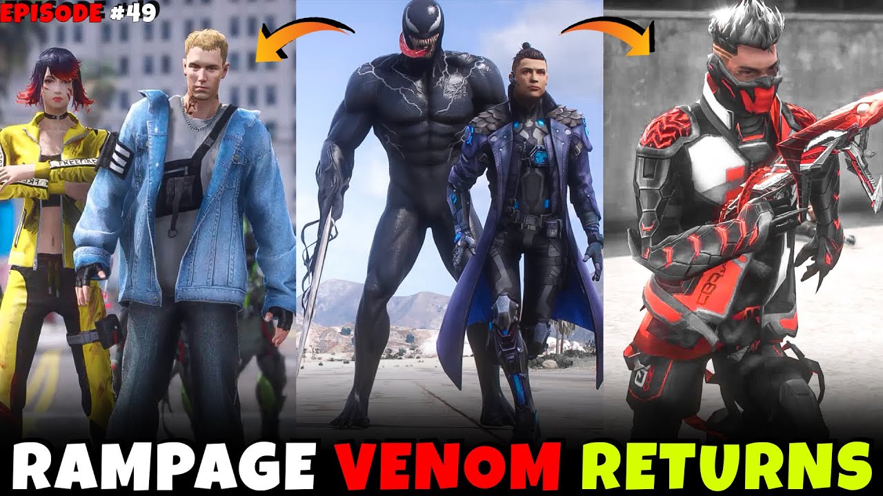 GTA X FREEFIRE: RAMPAGE VENOM VS CHRONO END GAME - JUSTIN BIEBER AND ...