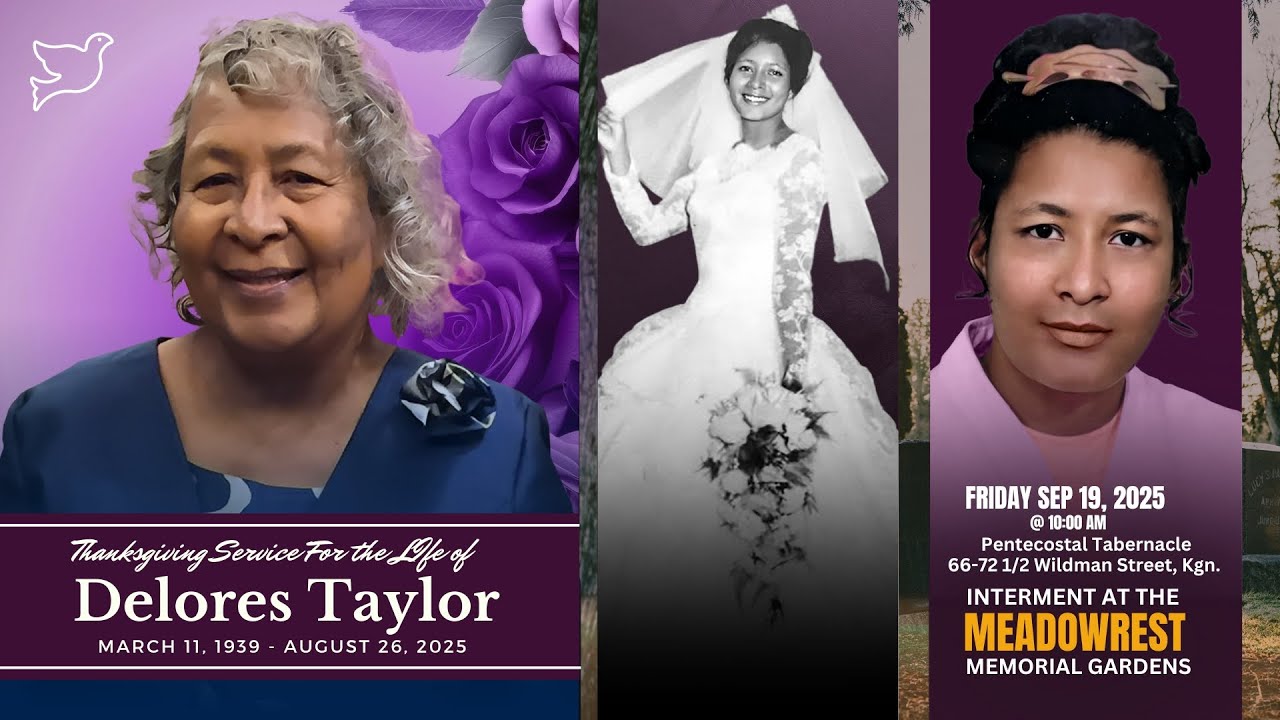 Delores Taylor Thanksgiving Service: September 19, 2025 @ 10:00 AM ...