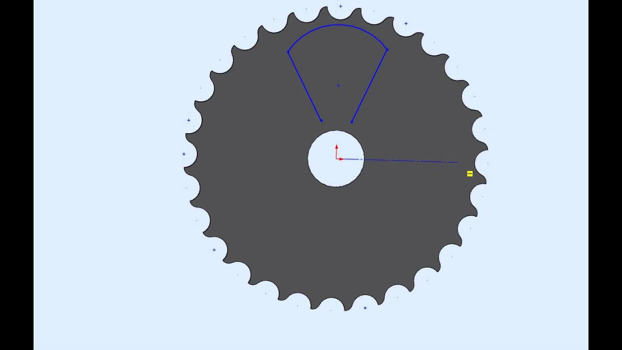 How to make a basic cog in Solidworks - YouTube