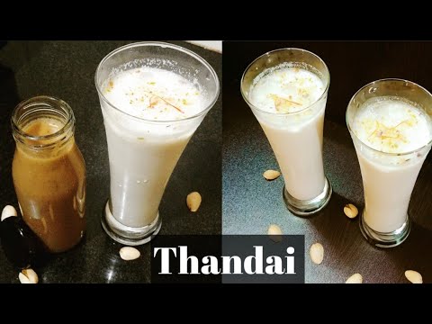 Thandai Syrup Recipe |Holi Special Instant 1 minute Traditional Thandai ...