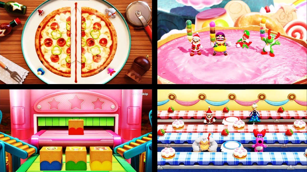Mario Party Superstars - All Food Minigames - YouTube