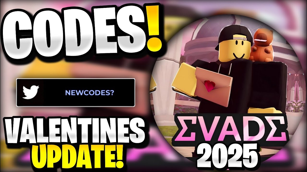 🔥*NEW?* All Working VALENTINES UPDATE CODES FOR EVADE IN 2025! ROBLOX ...
