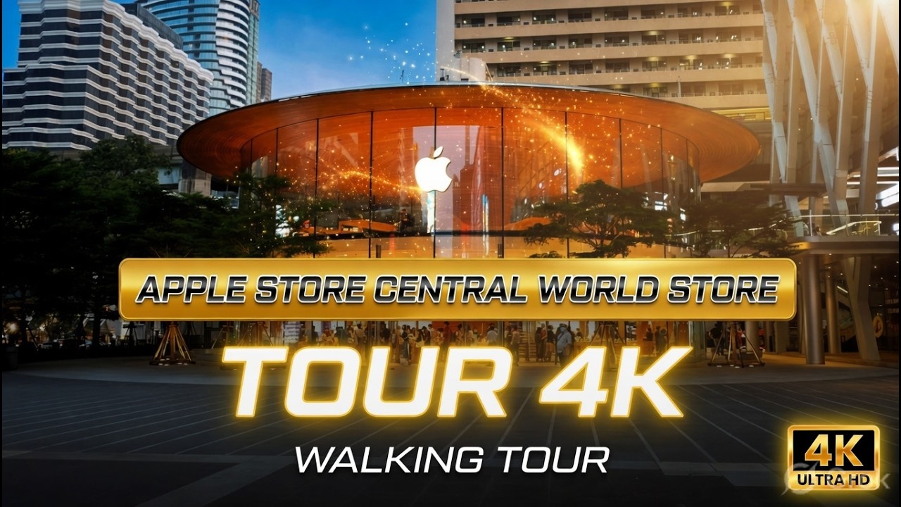 APPLE STORE CENTRAL WORLD, BANGKOK 4K TOUR #bangkok #apple #applestore ...