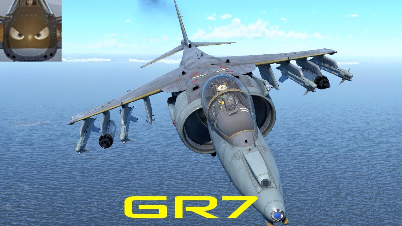 War Thunder SIM - Harrier GR7 - First Flight - YouTube