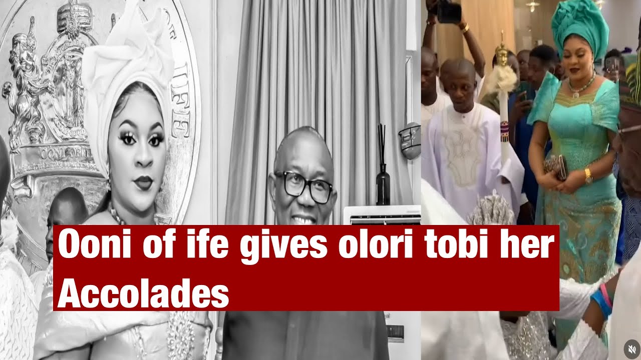Ooni of ife gives olori tobi her accolades for ….. - YouTube