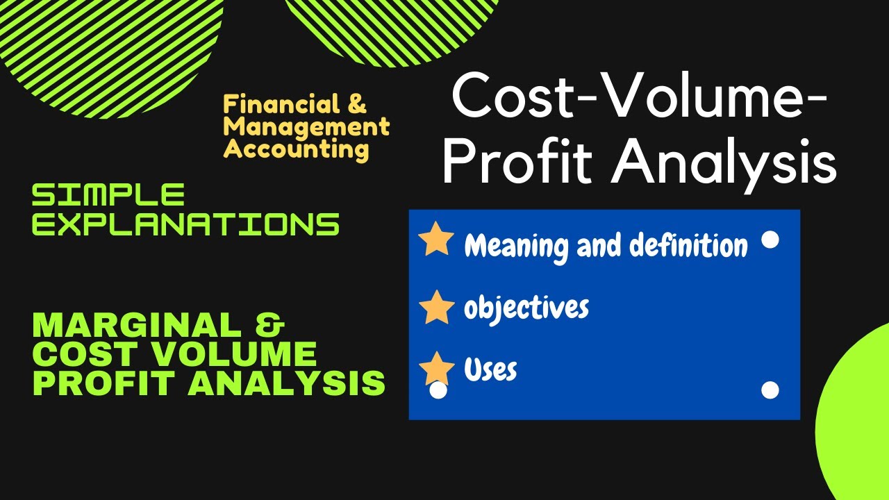 Cost Volume Profit Analysis Meaning Definition, Objectives, Uses ...