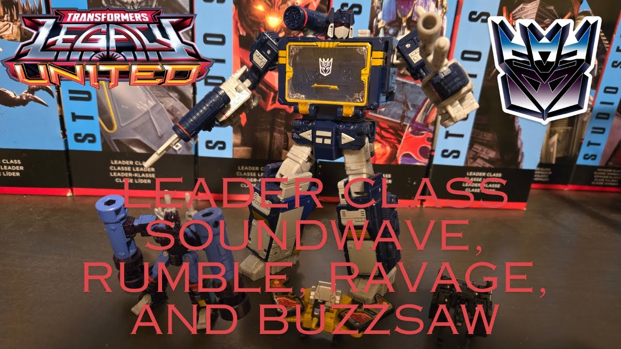Transformers Legacy United Soundwave (G1 Universe) - YouTube