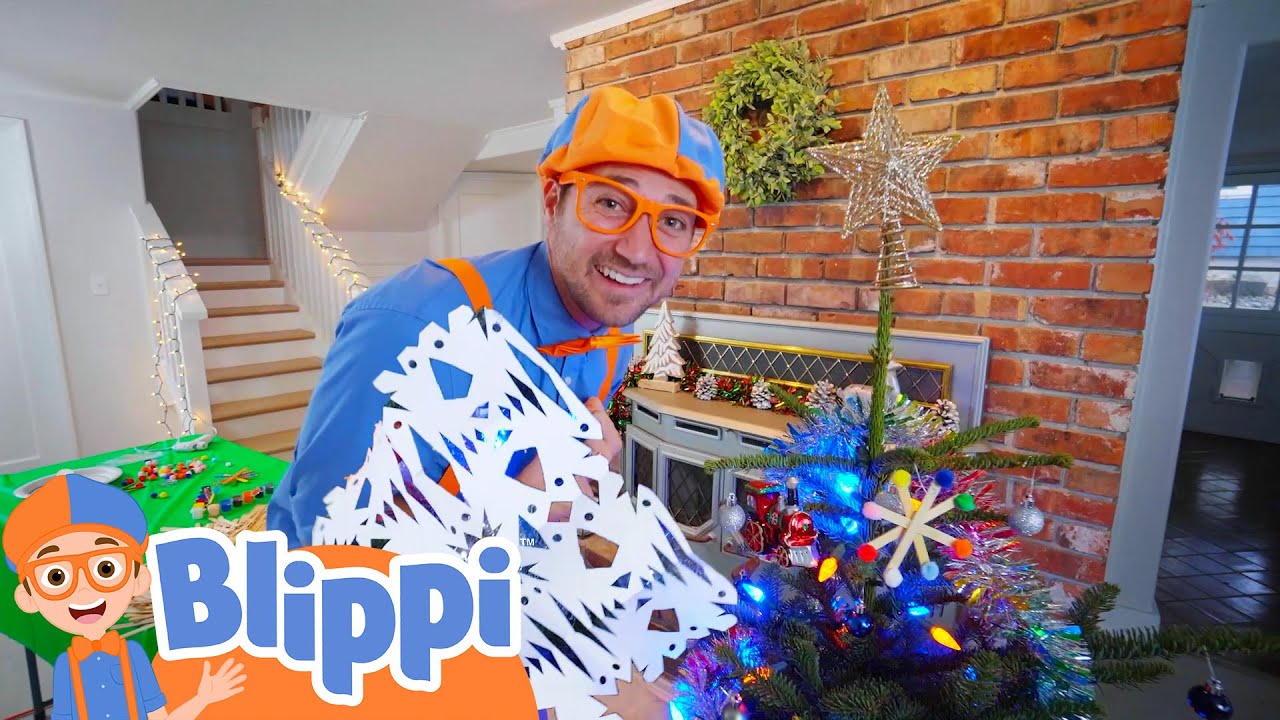 Christmas Arts & Crafts with Blippi - Holiday Decorations | Blippi ...
