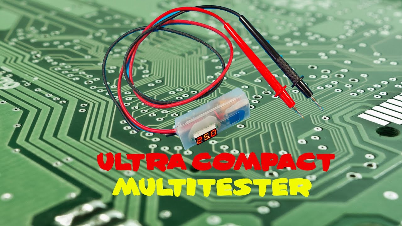 Ultra Compact Multitester (Super Easy) - YouTube