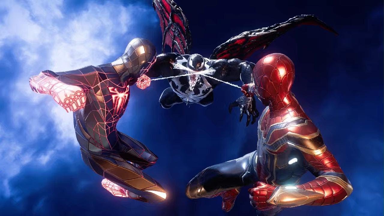 Marvel's Spider-Man 2 Together mission with mcu iron spider suit and ...
