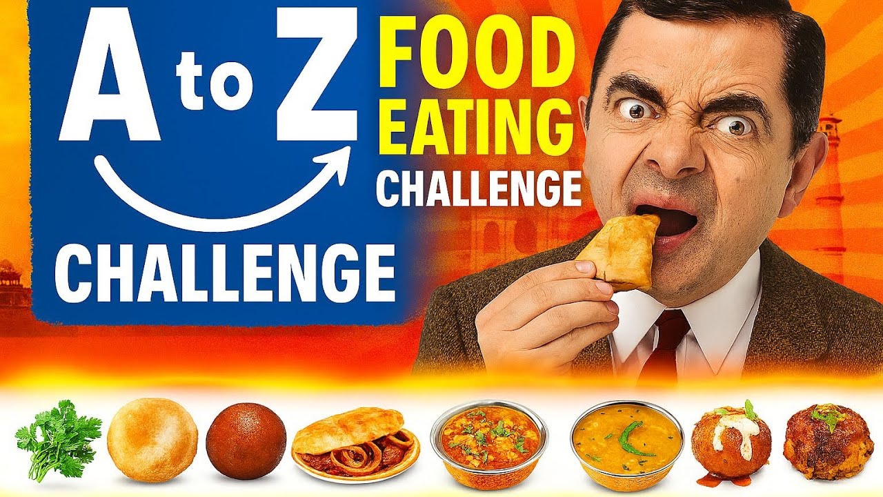 A TO Z food eating challenge😂 very funny 🤣 #youtube #comedy #food # ...