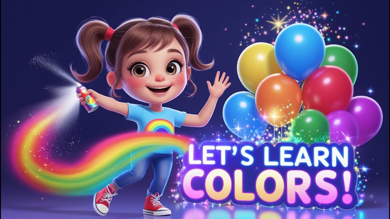 Learn Colors for Kids Fun & Educational 3D Animation WONDER3D KIDS ...