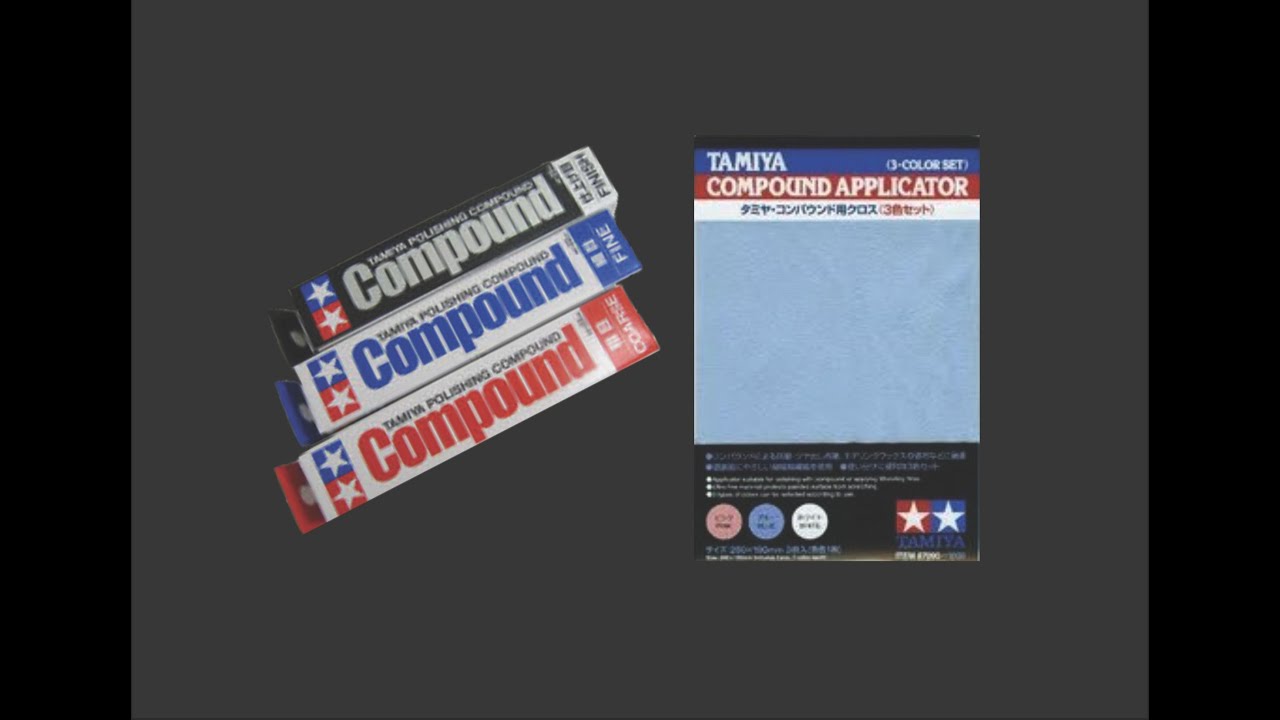 Tamiya Polishing Compound & Applicator Cloths Scale Model Tool Review ...