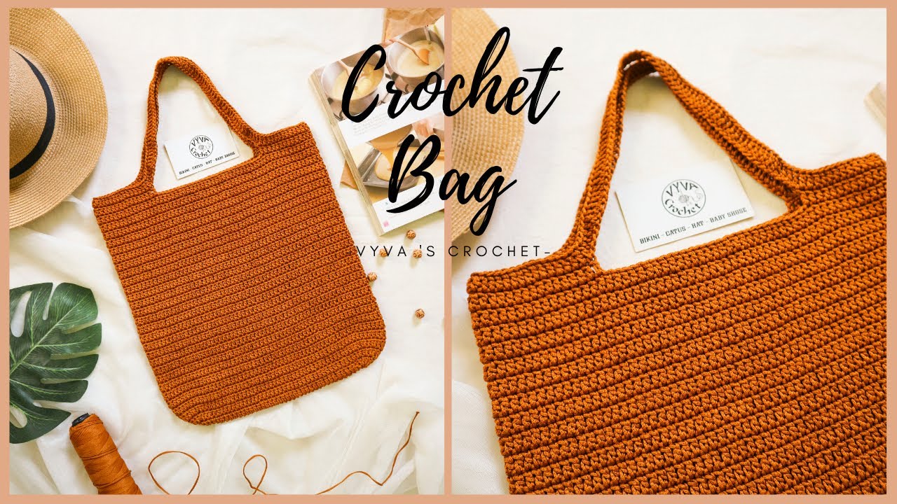 Crochet Bag| Hướng dẫn móc túi Tote kiểu cơ bản có đáy hình ELIP ...