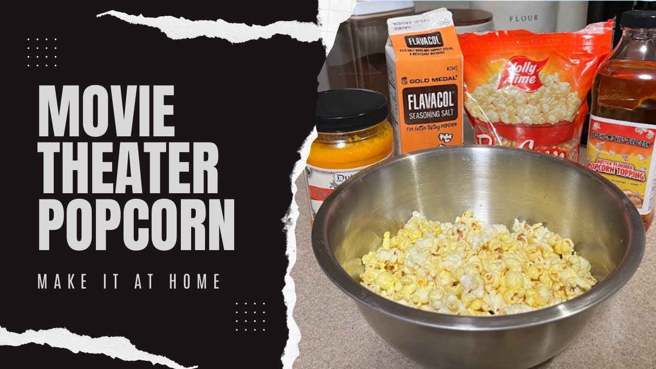 Make Movie Theater Popcorn at Home with These 3 Ingredients - YouTube