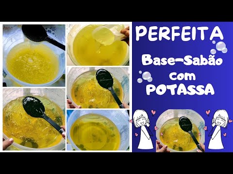 Base PERFEITA 🥰*Sabão-Base LÍQUIDO com Potassa sódica*: NÃO muda ...