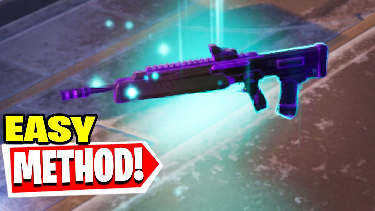 How To Easily Collect Heisted Exotic Weapons Fortnite - YouTube