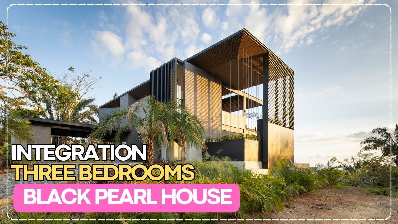 Black Pearl House: Harmonizing Modern Architecture with Tropical Bliss ...