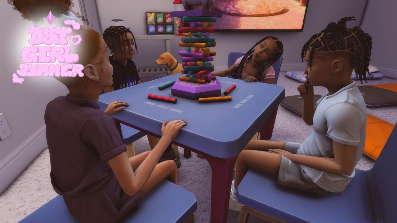 Simself Series #15 - The Most Chaotic Sleepover EVER 😭🔥| The Sims 4 ...