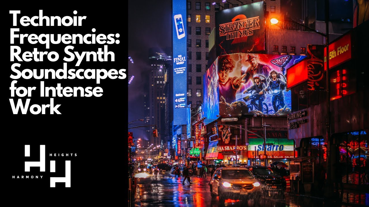 Technoir Frequencies: Retro Synth Soundscapes for Intense Work - YouTube