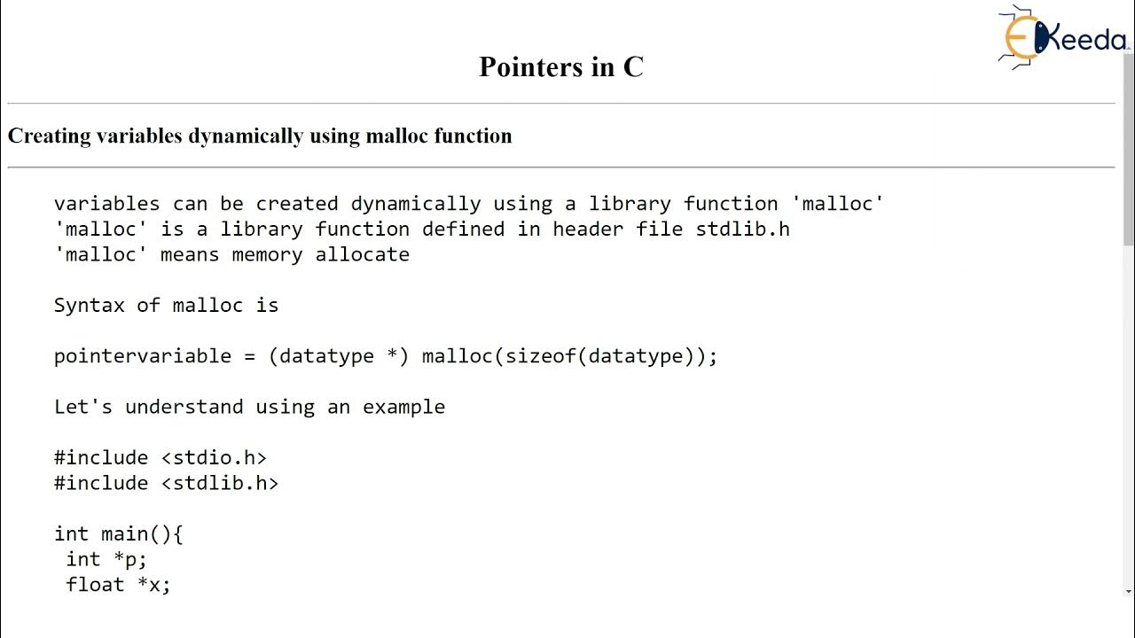 Mastering Malloc | Variable Creation in Programming and Data Structures | GATE | CSE - YouTube