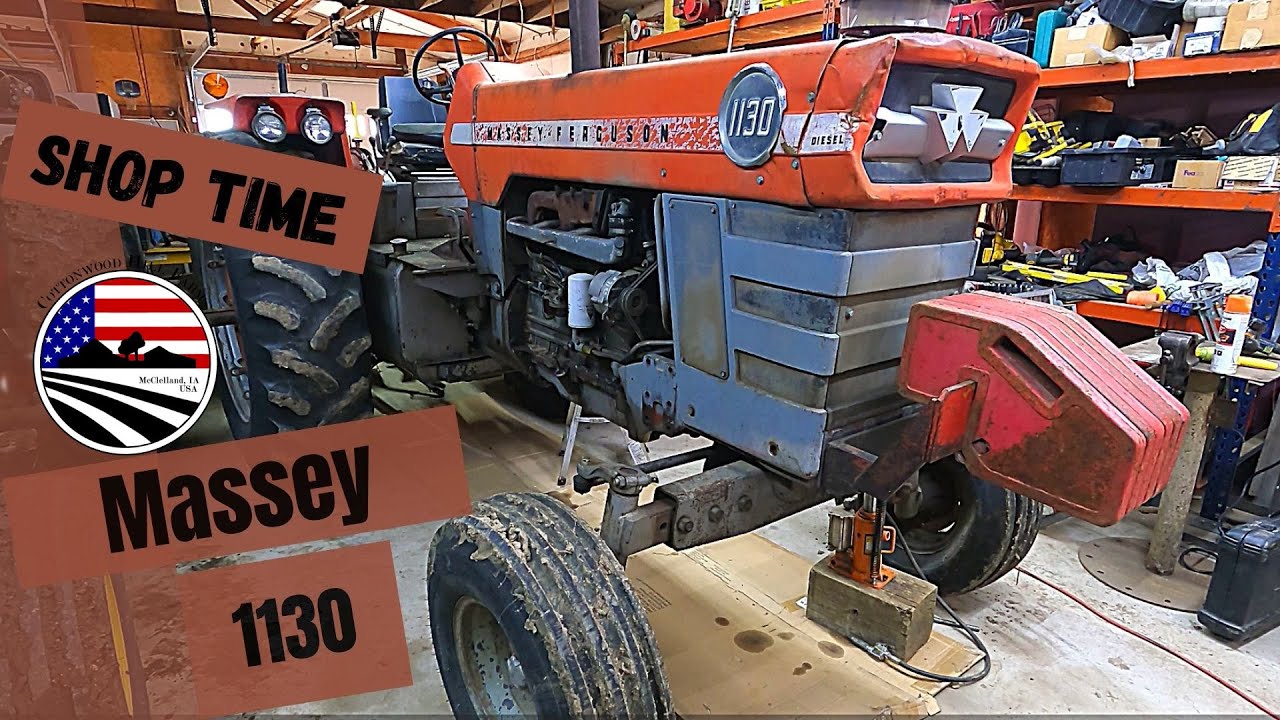 SHOP TIME: Massey Ferguson 1130 repairs. - YouTube