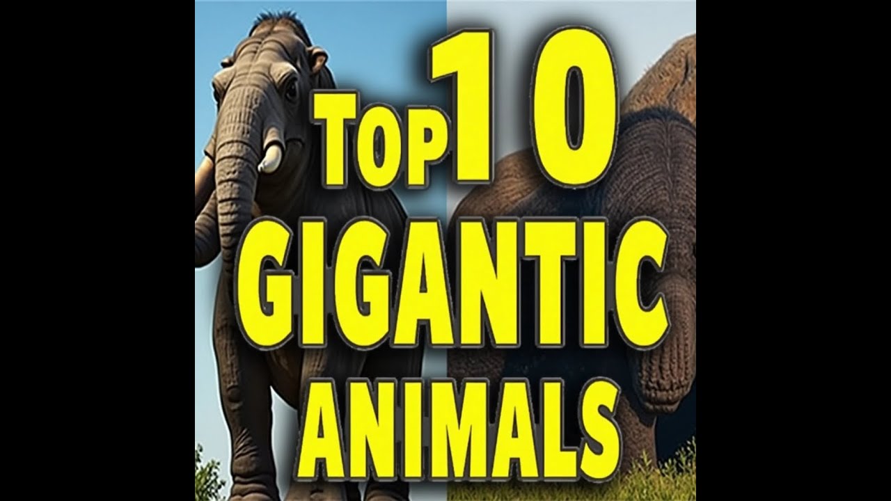 Top 10 Gigantic Animals That Ever Existed - YouTube