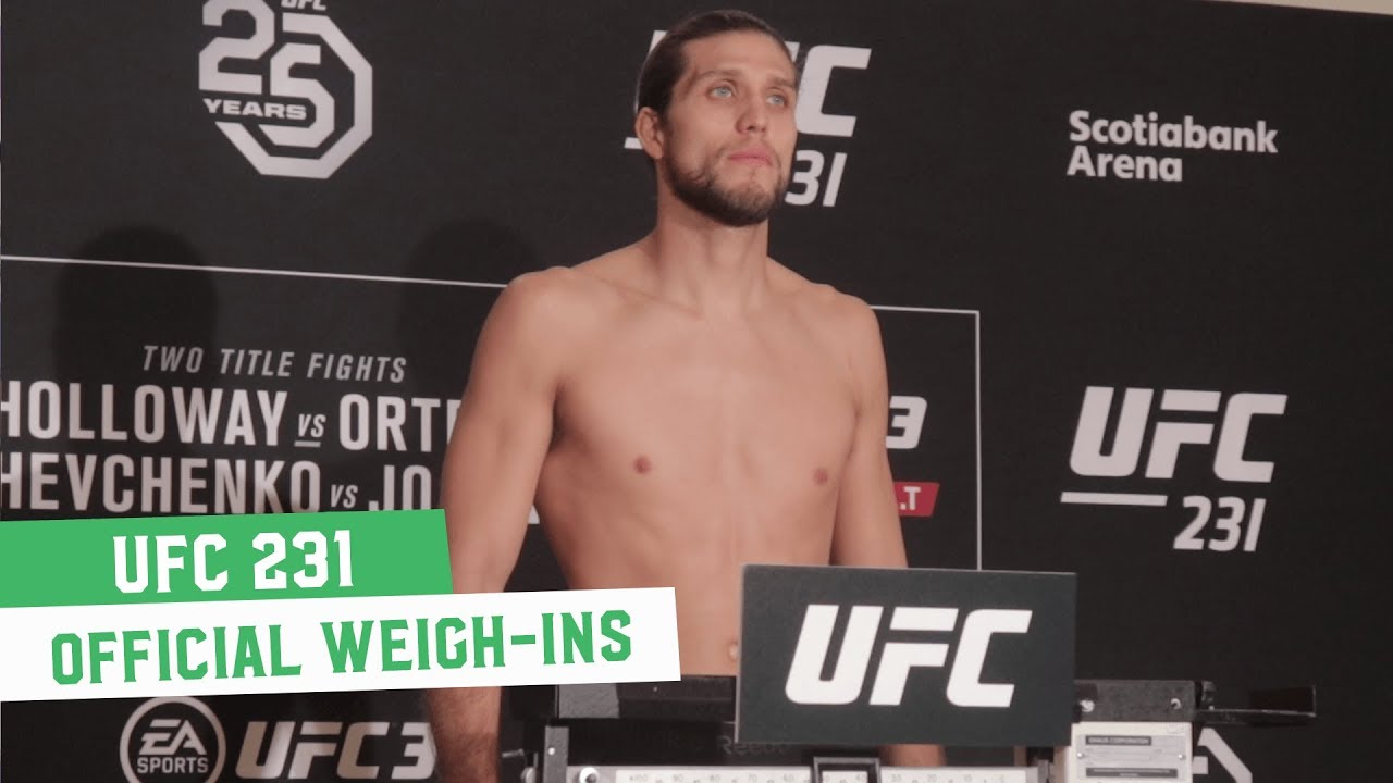 UFC 231 Official Weigh Ins: Rest of Card - YouTube