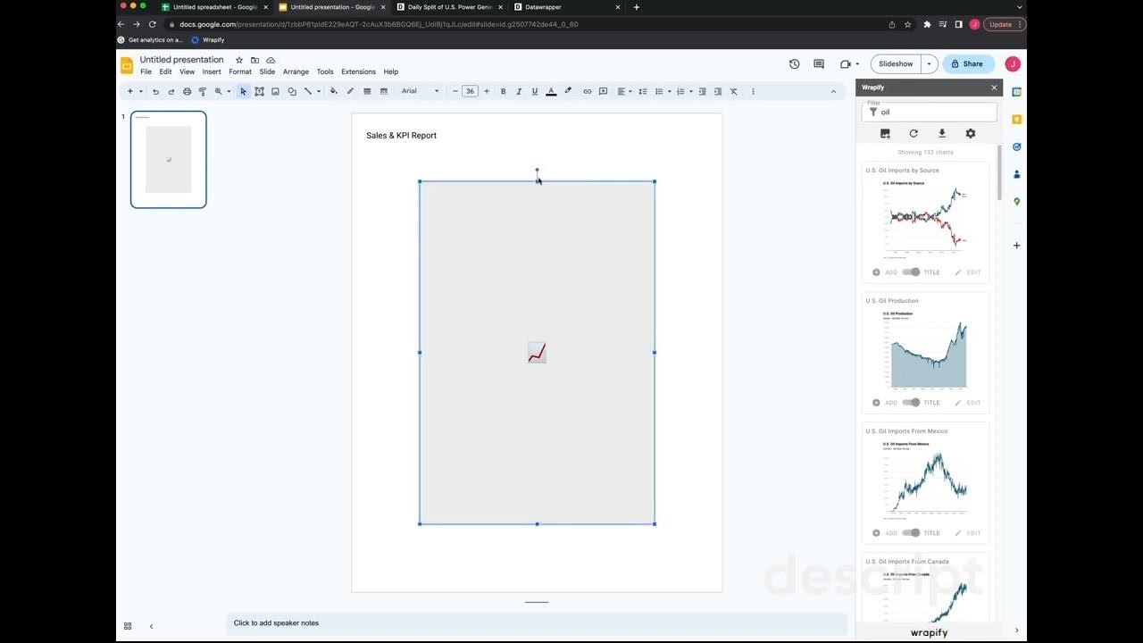 Formatting & Downloading Google Slide Decks - Creating Reports With Wrapify, Including Dynamic ...
