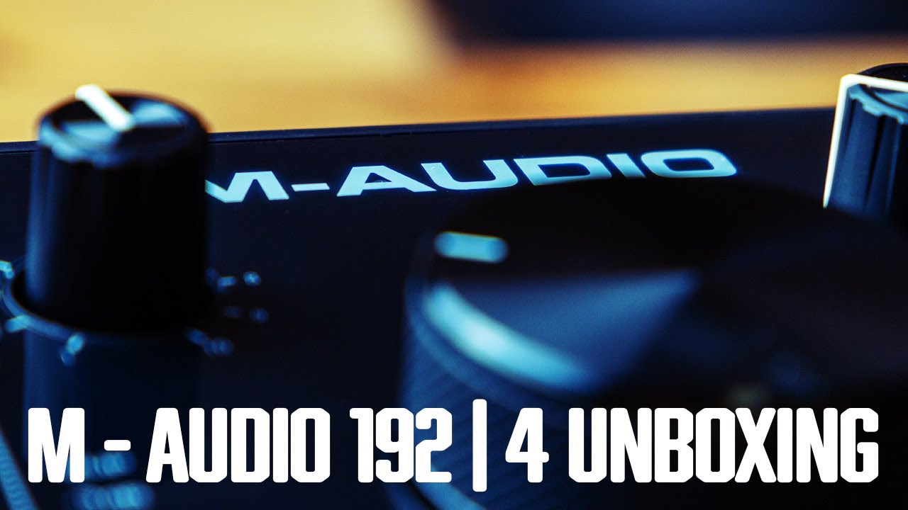 M Audio 192 | 4 Vocal Studio Pro Unboxing and First Impressions - YouTube